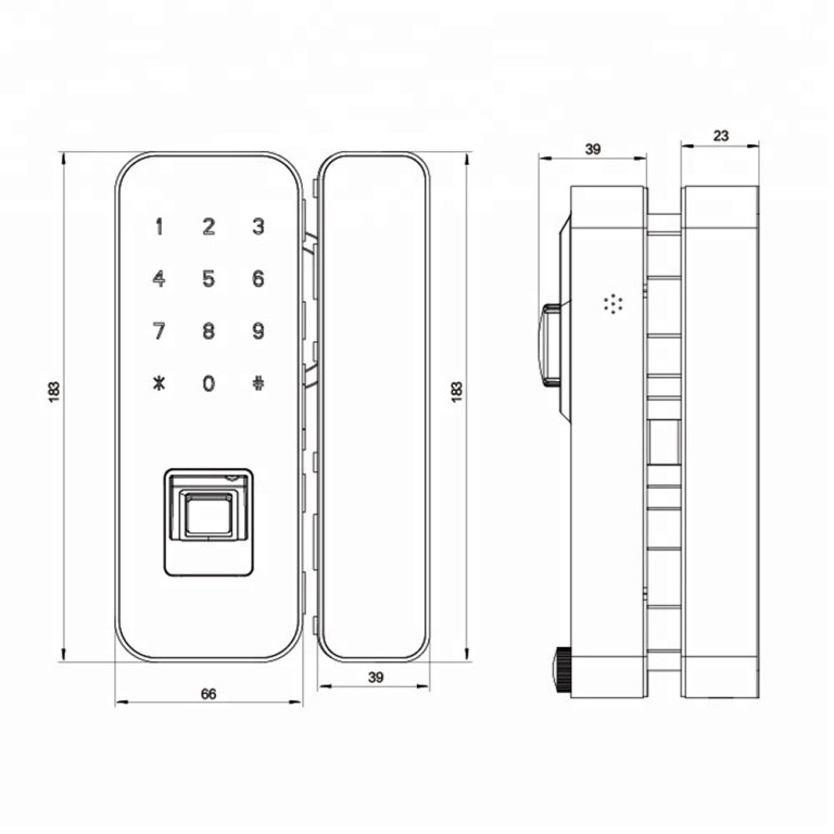 LSVISION - LS VISION Double Glazed Security Biometric Fingerprint ...